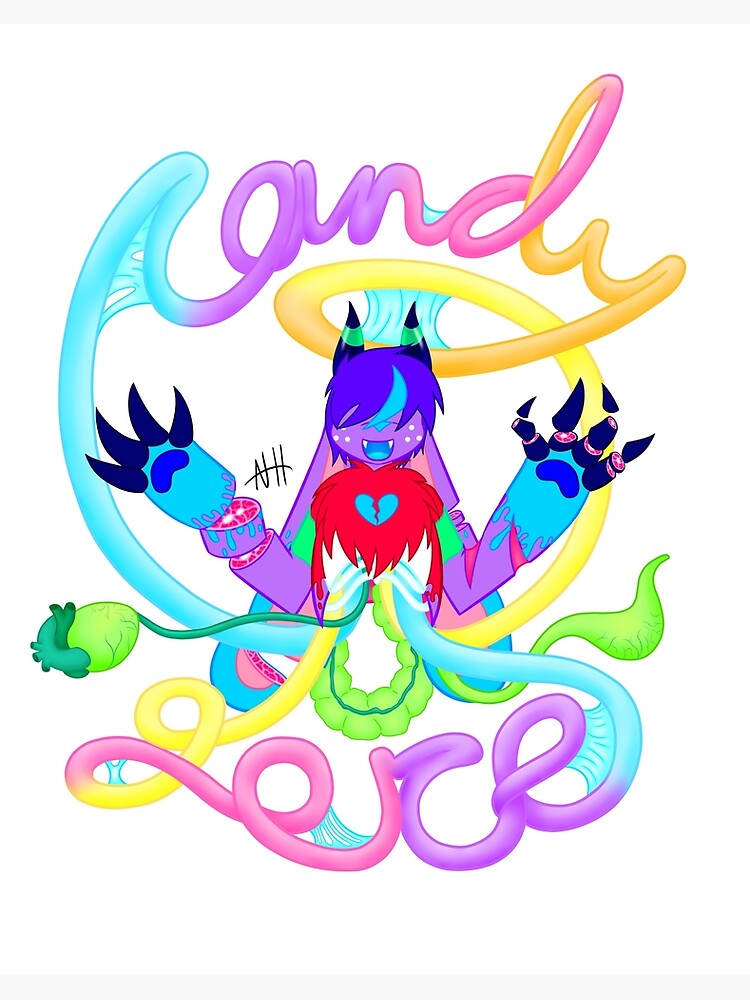 "Candy Gore" Art Board Print for Sale by TheGreatLucario | Redbubble