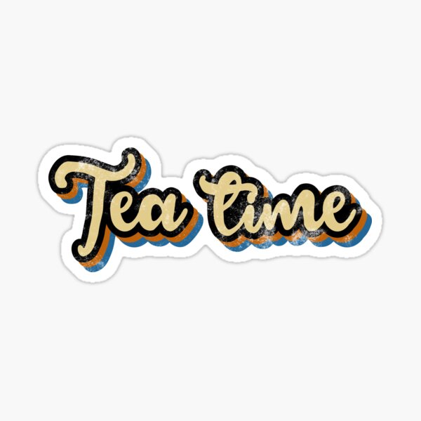 "Tea Time" Sticker for Sale by ciaobebo | Redbubble