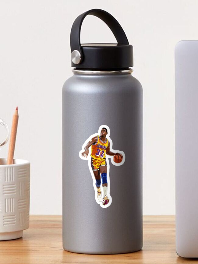 "Magic Johnson T-ShirtVintage Magic" Sticker for Sale by BroweTerra ...