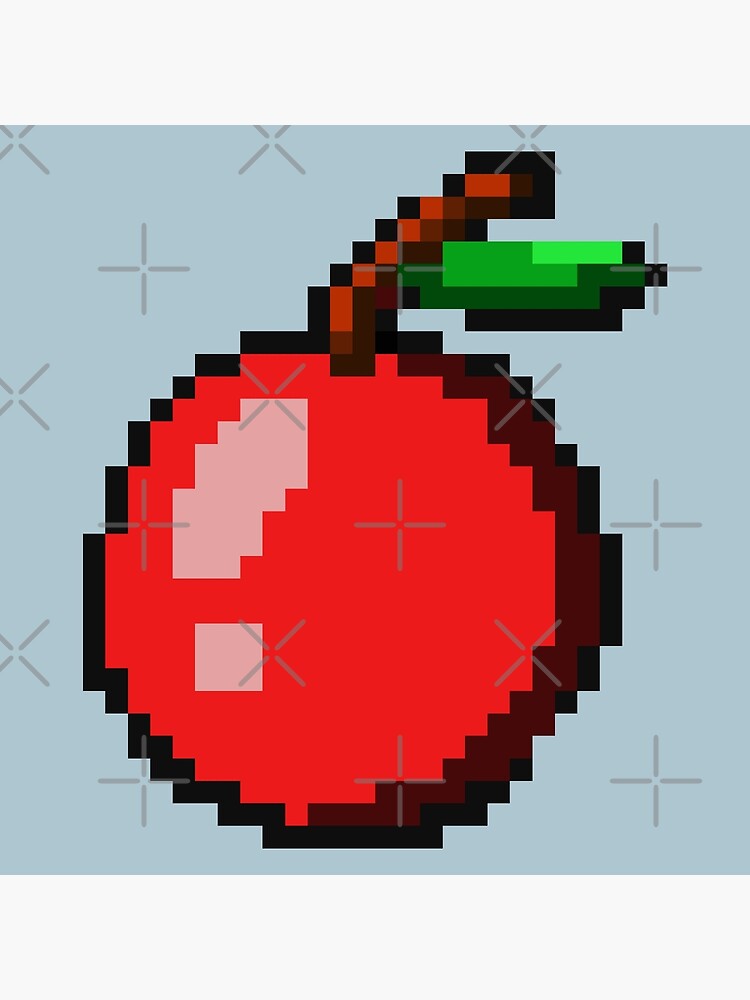 "Apple (Pixel Art)" Poster for Sale by KevKreates17 | Redbubble