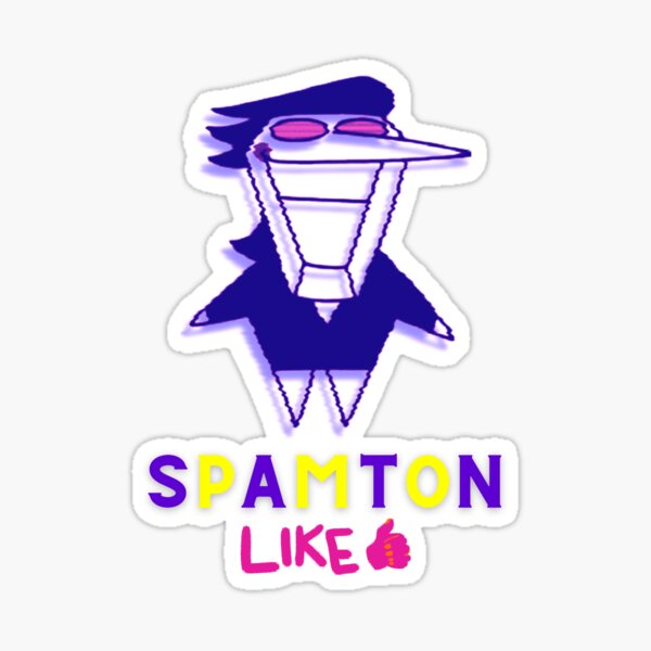 Sticker « Spamton Good Spamton Cute | Neo Spamton Lancer | Big Shot ...