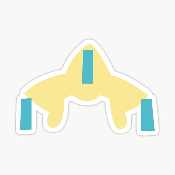 "Simple Jirachi" Sticker for Sale by SleepyJirachi | Redbubble