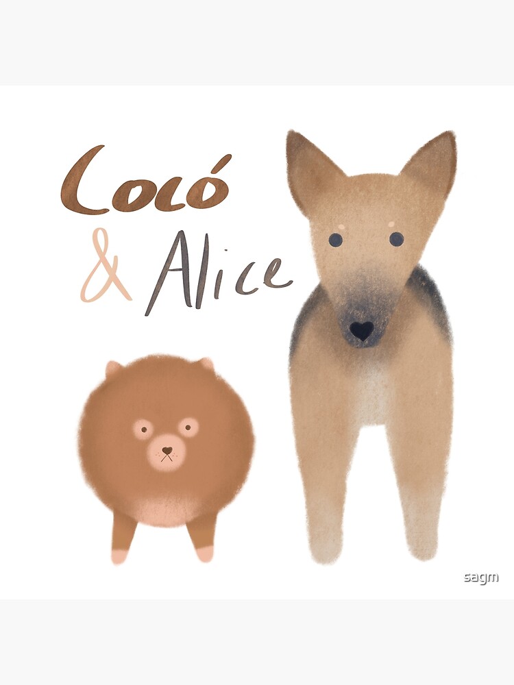 "Cocó & Alice" Poster by sagm | Redbubble