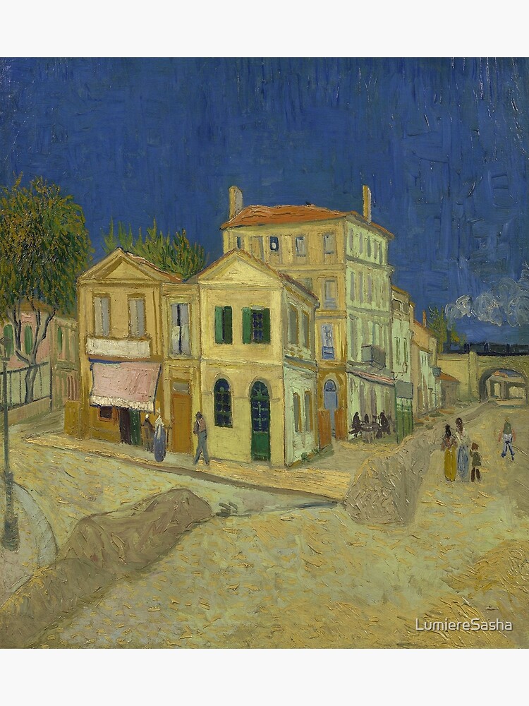 "Vincent's House in Arles The Yellow House The Street-Vincent van Gogh ...