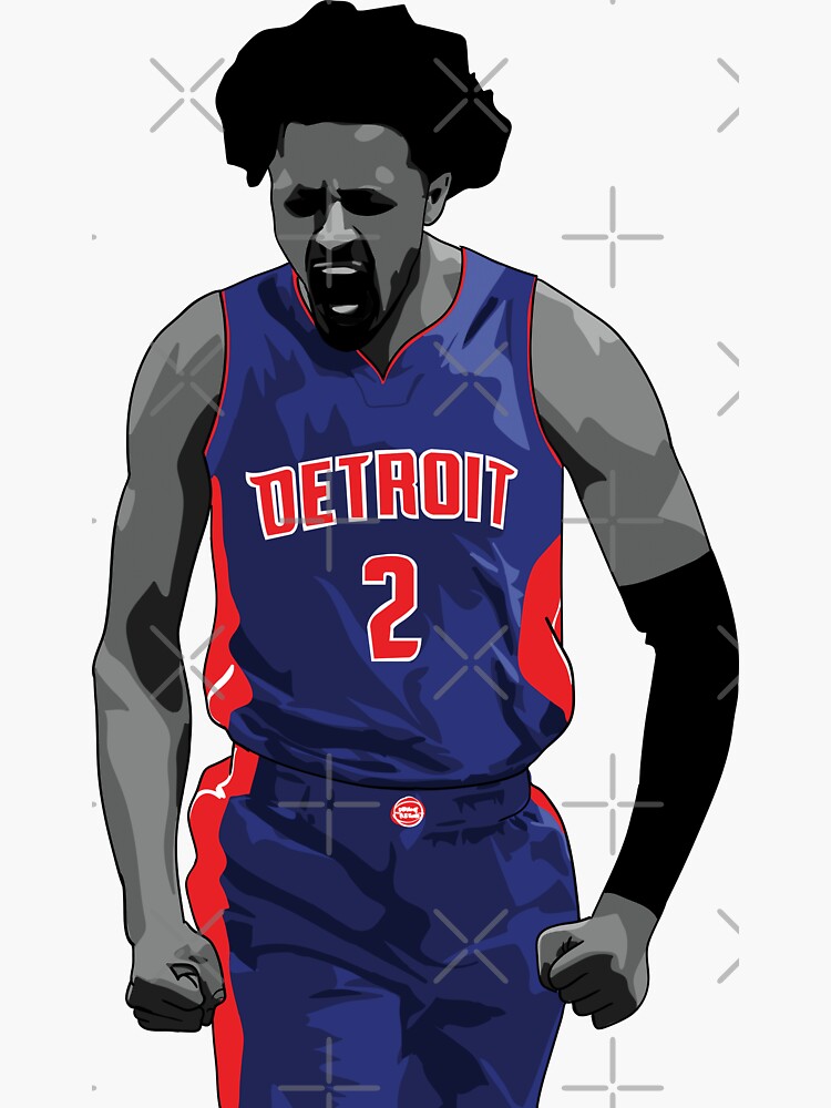 "Cade Cunningham Vector Celebration Qiangy" Sticker for Sale by ...