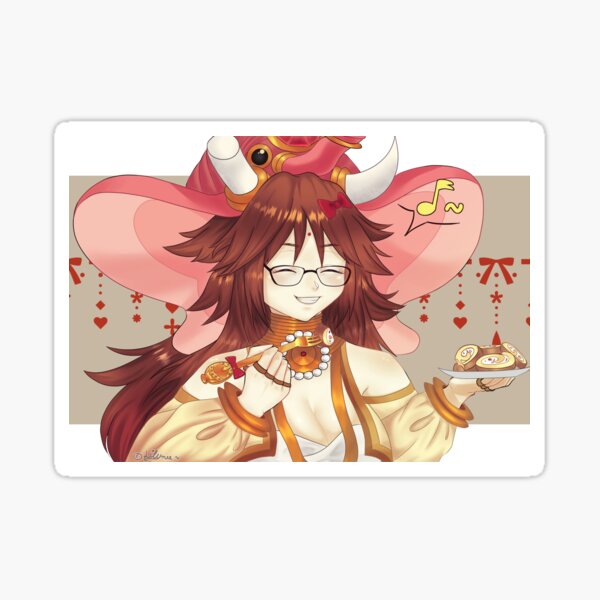 "Jinako Carigiri/Ganesha (FGO)" Sticker for Sale by Lilynee- | Redbubble