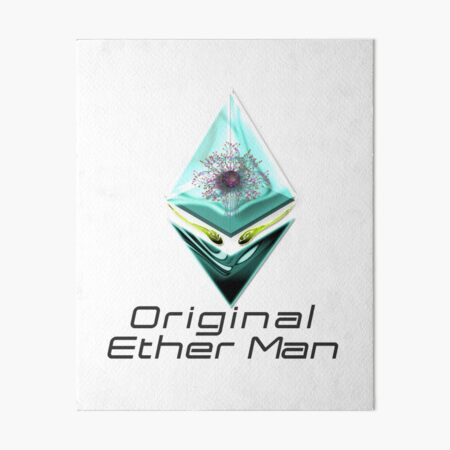 "T-shirts Original Ether Man Aquamarine Colored Head With Positronic ...