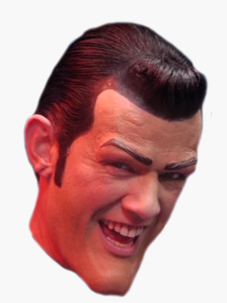 "Robbie Rotten" Sticker by PapaBadDad | Redbubble