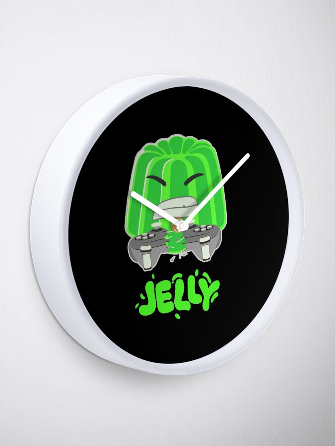 "jelly youtuber" Clock for Sale by Aralina01 | Redbubble