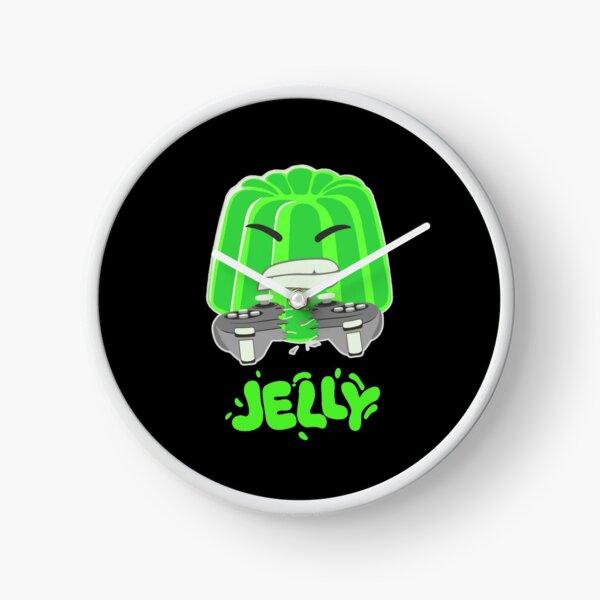 "jelly youtuber" Clock for Sale by Aralina01 | Redbubble