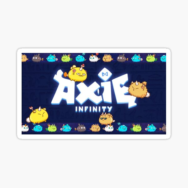 "Axie Infinity" Sticker for Sale by CryptoSensei | Redbubble