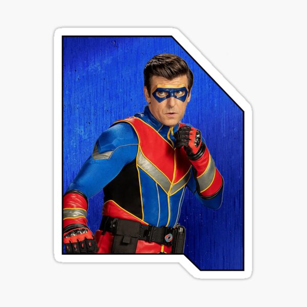 "Captain Man - Card" Sticker by Linneke | Redbubble