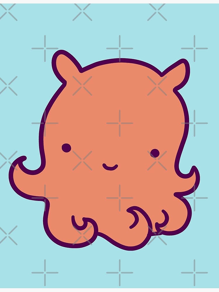 "Little Dumbo Octopus" Art Print by SaradaBoru | Redbubble