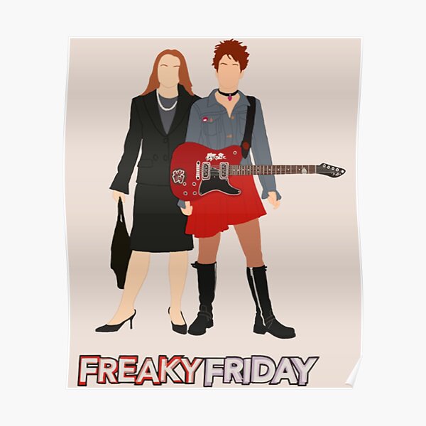 "Freaky Friday Art " Poster for Sale by Amydanson334 | Redbubble