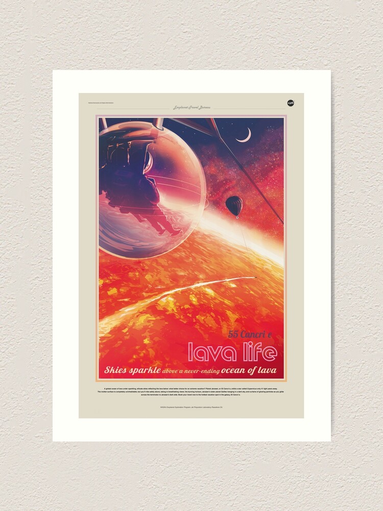 "Aesthetic NASA posters - NASA poster planets" Art Print for Sale by ...