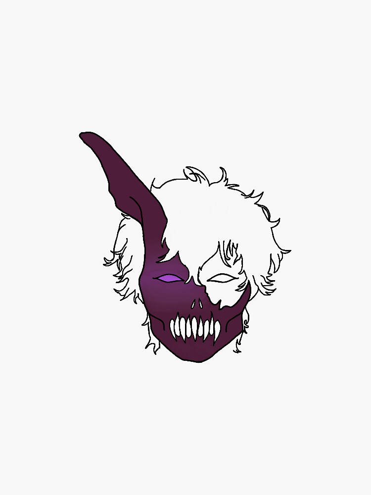 "Bunny Corpse Full Outline" Sticker for Sale by caramelwhiskey | Redbubble