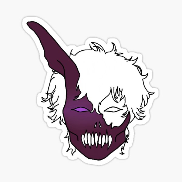 "Bunny Corpse Full Outline" Sticker for Sale by caramelwhiskey | Redbubble