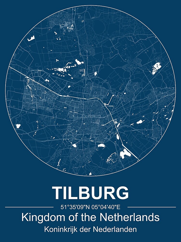 "Tilburg (Kingdom of the Netherlands) City Map" Poster for Sale by ...