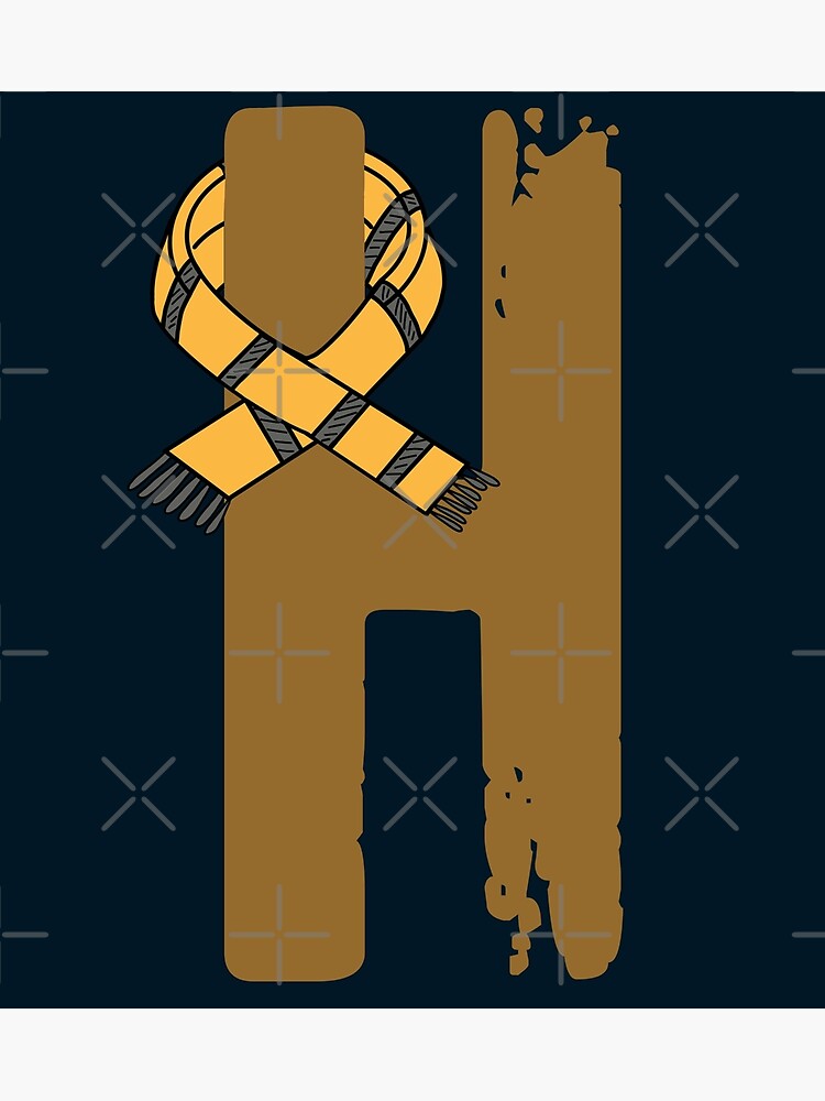 "H Letter Magic School Team Badger" Poster for Sale by GraphifyArt ...