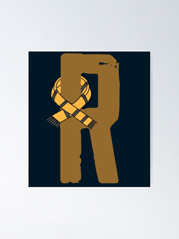 "R Letter Magic School Team Badger" Poster by GraphifyArt | Redbubble