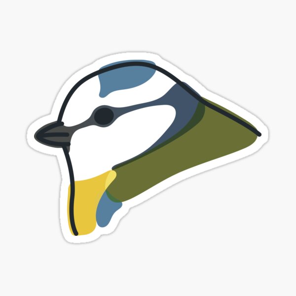 "Blue Tit" Sticker for Sale by quick-brown-fox | Redbubble