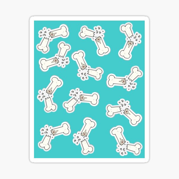 "Funny bones" Sticker for Sale by tinacollection | Redbubble