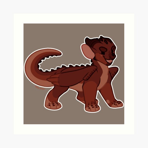 "Cliff - WOF Wings of Fire" Art Print by StudioMaverick | Redbubble