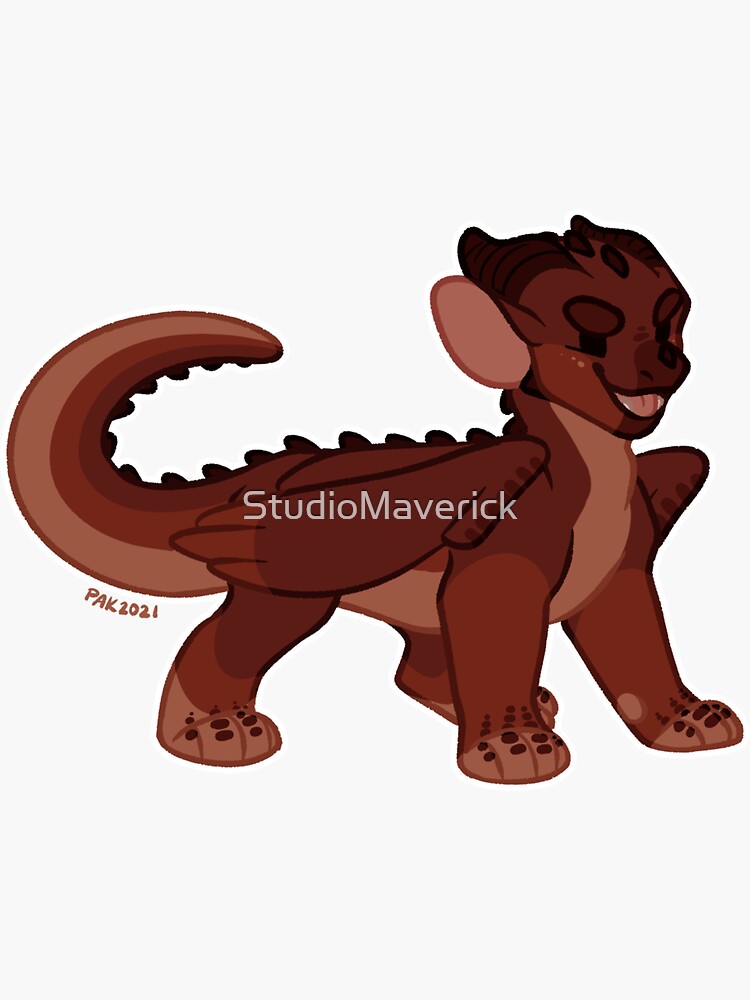 "Cliff - WOF Wings of Fire" Sticker for Sale by StudioMaverick | Redbubble