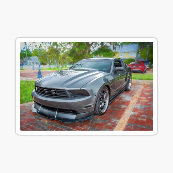 "2011 Ford Mustang GT BOSS 302" Sticker by RichFrancoCars | Redbubble