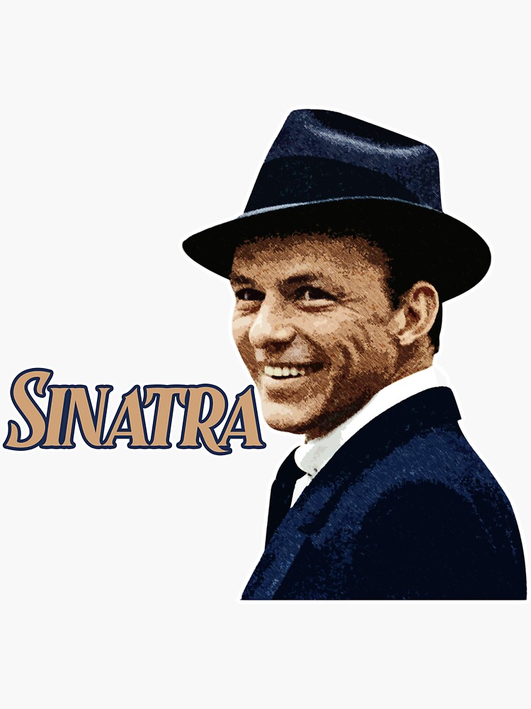 "Frank Sinatra" Sticker by NuarzDesign | Redbubble