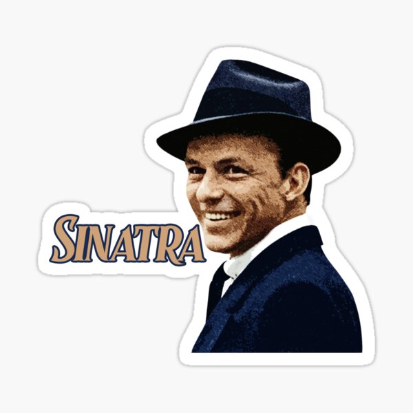 "Frank Sinatra" Sticker by NuarzDesign | Redbubble