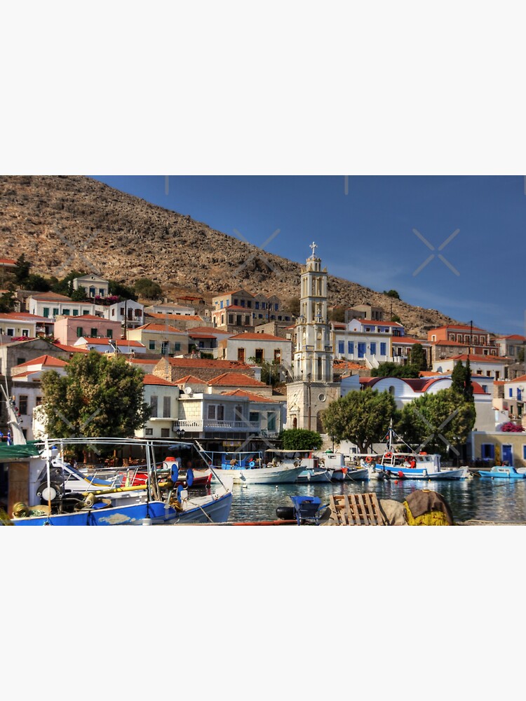 "Halki Fishing Boats" Sticker for Sale by tomg | Redbubble