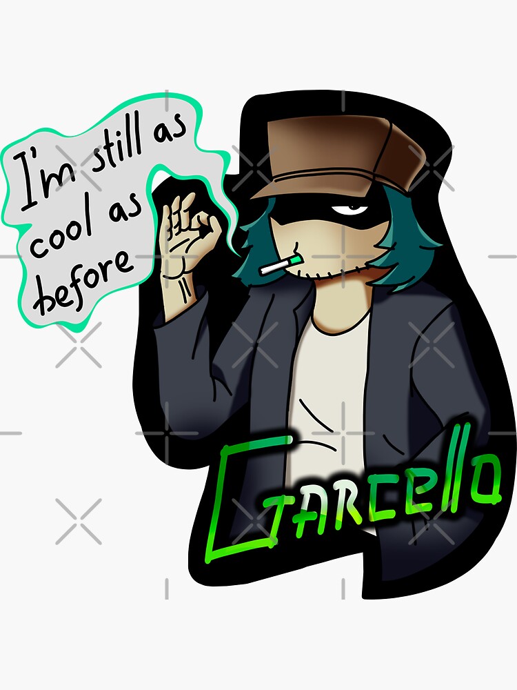 Pegatina «Garcello fnf mod personaje graffiti» de AbrekArt | Redbubble
