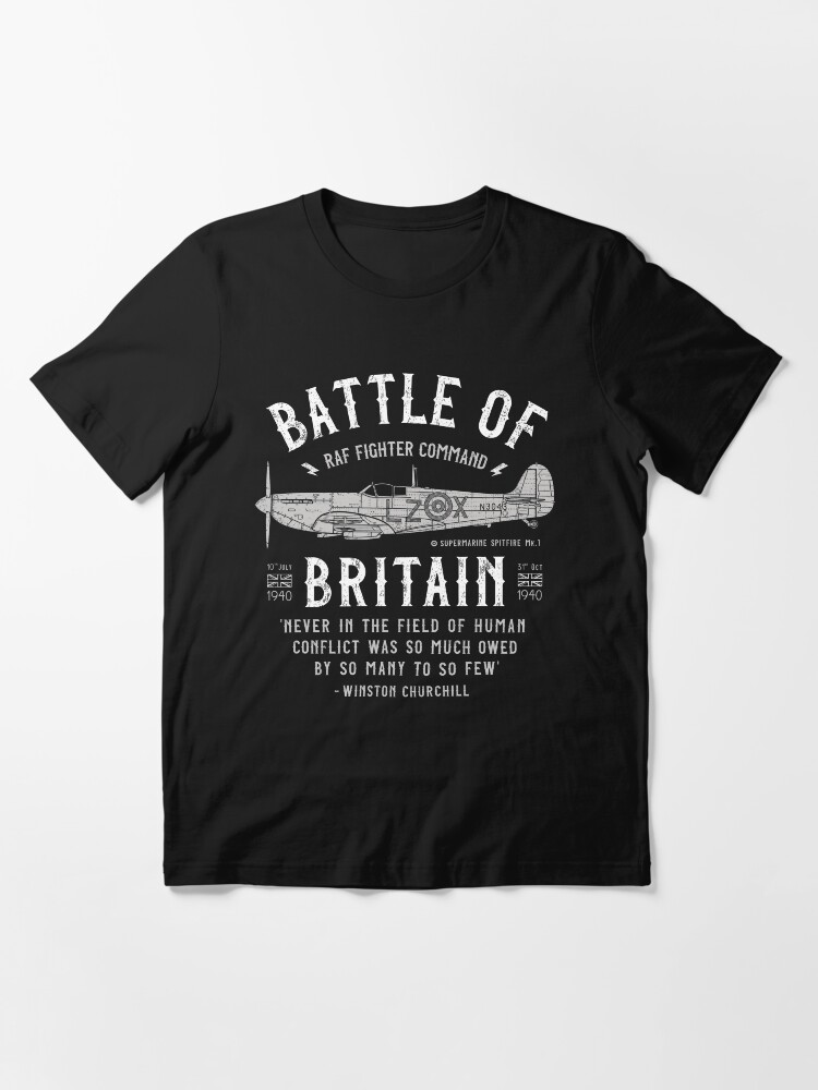 "Battle of Britain - Spitfire" T-shirt for Sale by 909Apparel ...
