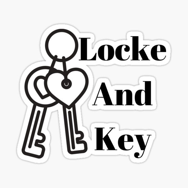 "Locke and key" Sticker for Sale by Fancysdesign | Redbubble