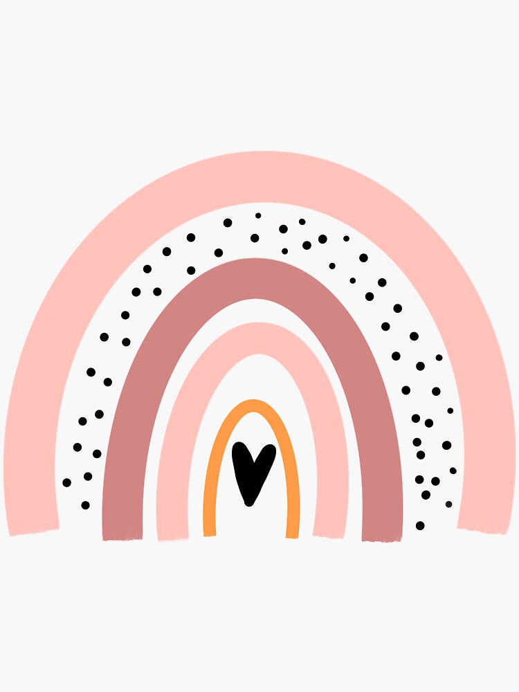 "Boho Rainbow" Sticker for Sale by aliciawilson | Redbubble