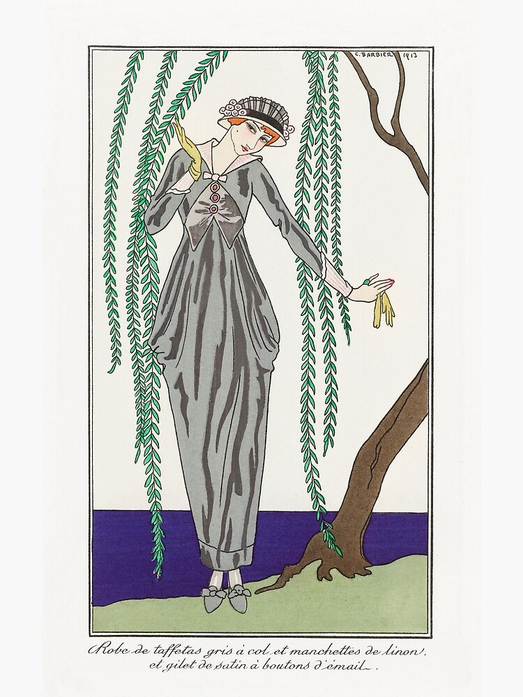 "Art Deco Vintage French Fashion Illustration by Georges Barbier ...