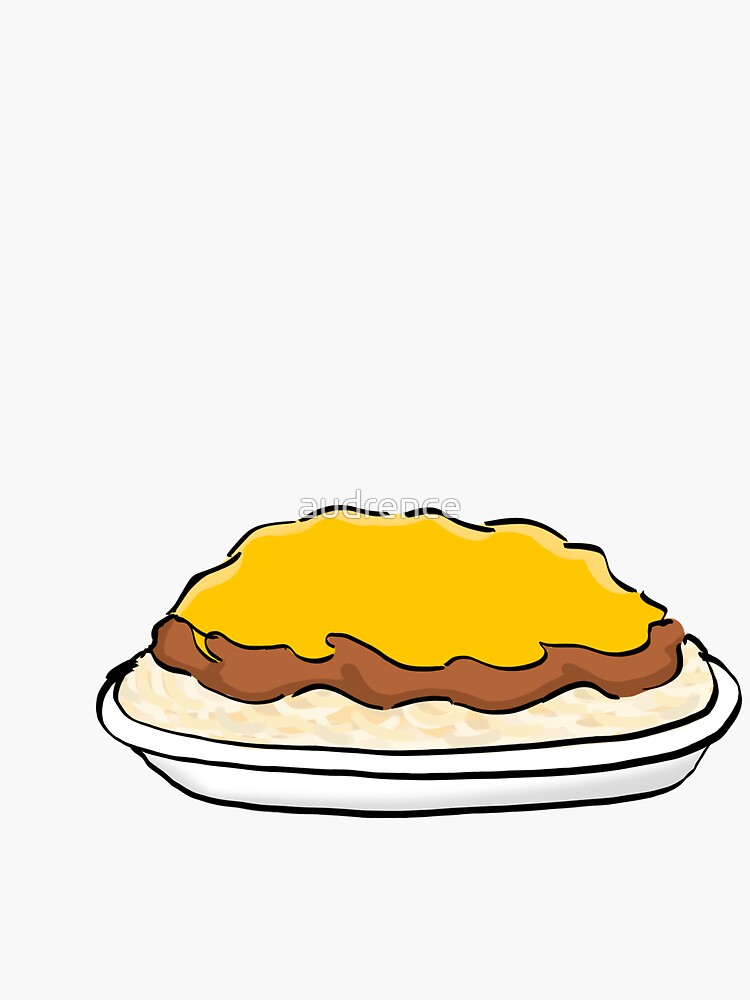 "Classic Skyline Chili 3 Way" Sticker for Sale by audrence | Redbubble