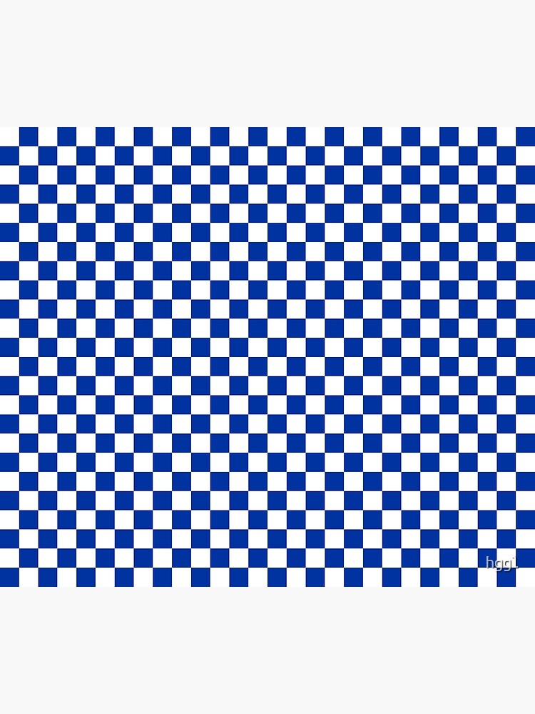 "Lexington, KY - blue and white checkered pattern" Poster for Sale by ...