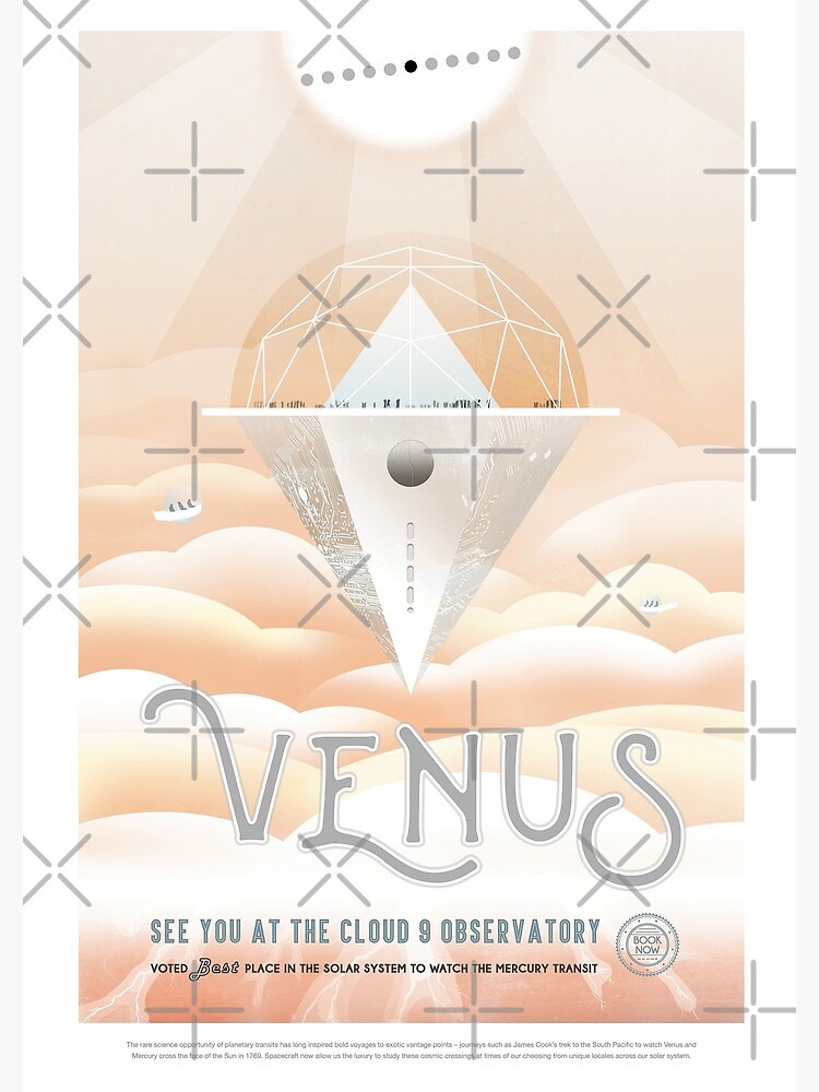 "Aesthetic NASA Venus posters art - NASA poster planets" Spiral ...
