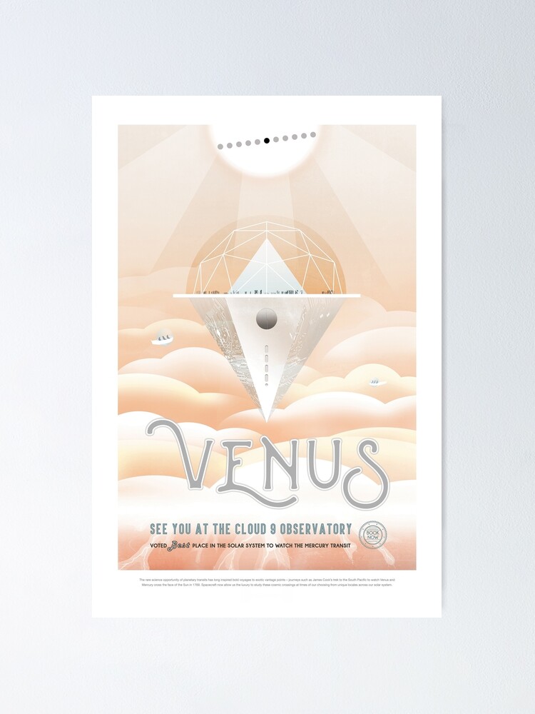 "Ästhetische NASA Venus Poster Kunst - NASA Poster Planeten" Poster von ...