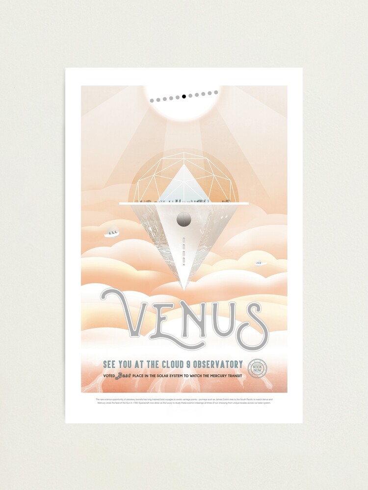 "Aesthetic NASA Venus posters art - NASA poster planets" Photographic ...