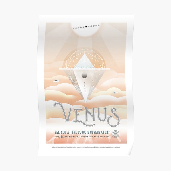 "Ästhetische NASA Venus Poster Kunst - NASA Poster Planeten" Poster von ...