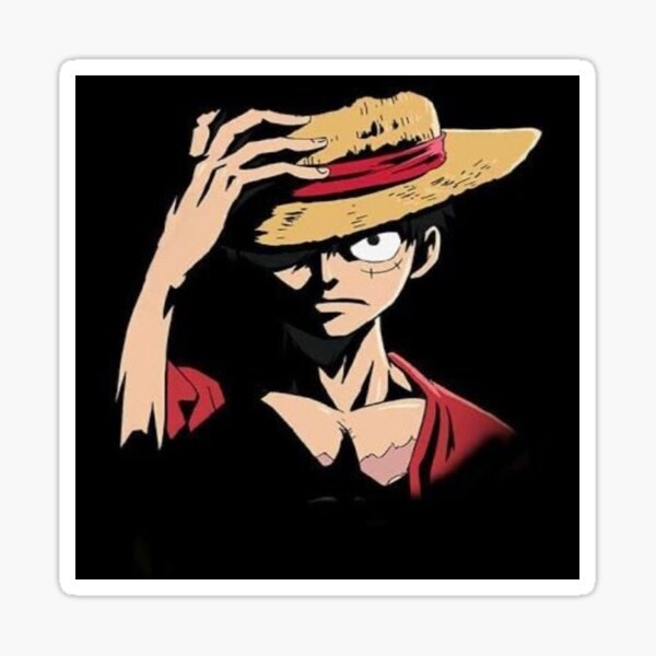""Luffy" one piece" Sticker by mounaimbrand | Redbubble