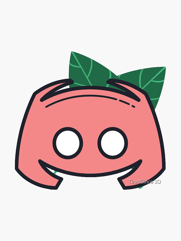 "Just peachy Discord" Sticker for Sale by WORNBONES | Redbubble