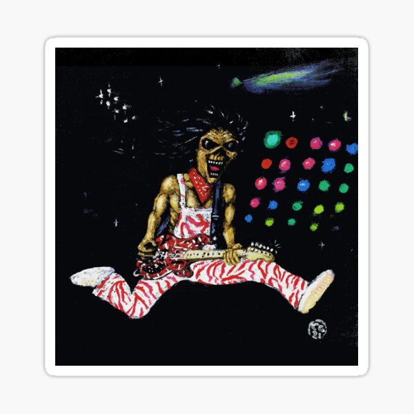 "Eddie Van Halen" Sticker for Sale by CasualBaffoon | Redbubble