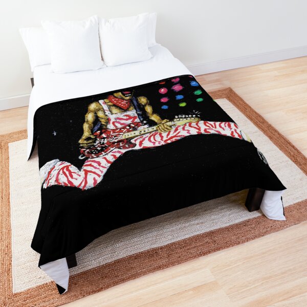 "Eddie Van Halen" Comforter for Sale by CasualBaffoon | Redbubble