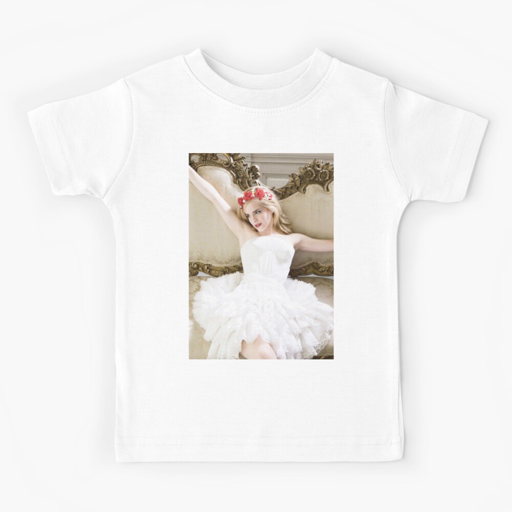 "Emma Watson in a tutu and flower crown" Kids T-Shirt for Sale by ...