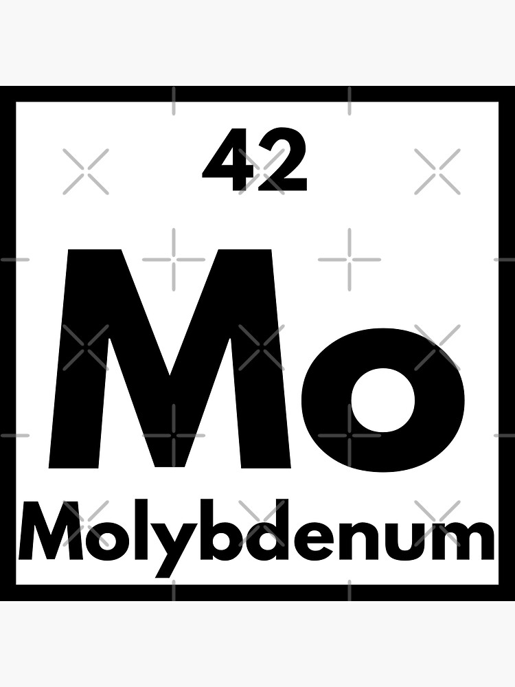 "Periodic Table element number 42 Mo Molybdenum" Sticker for Sale by ...