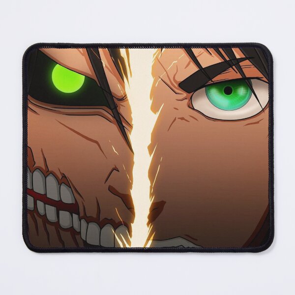 Eren Attack On Titan Mouse Pads & Desk Mats | Redbubble